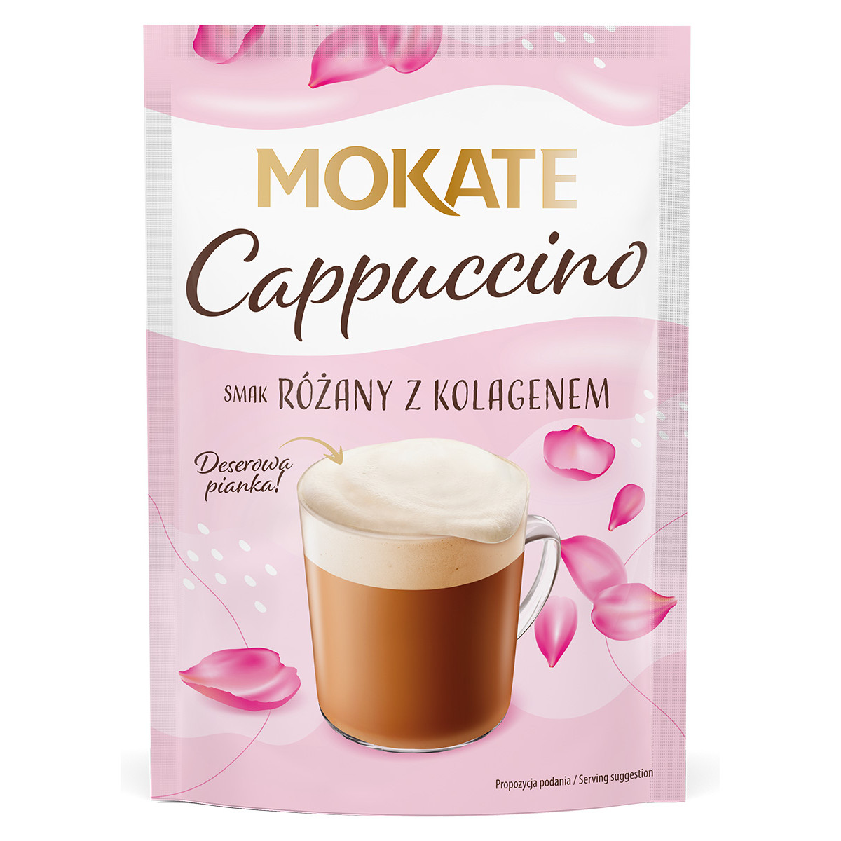 Cappuccino Mokate o smaku róży z kolagenem 40 g