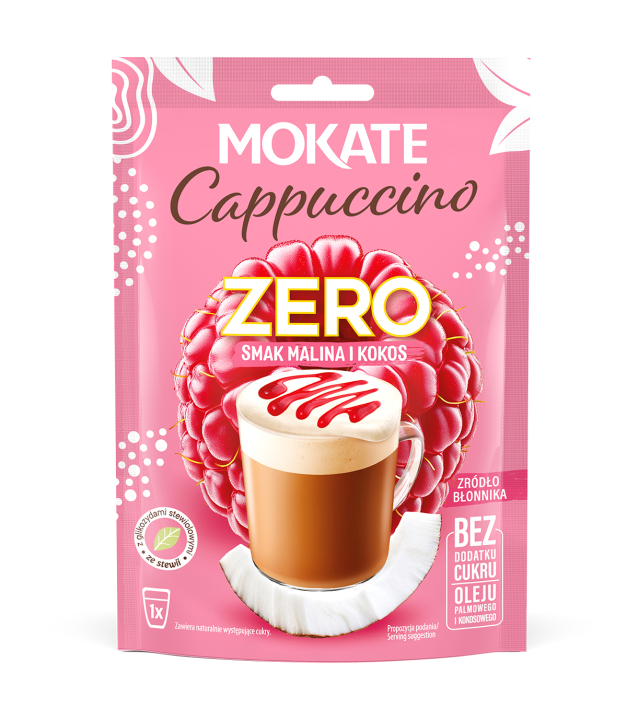 CAPPUCCINO MOKATE ZERO CZEKOLADA KARMEL 20G
